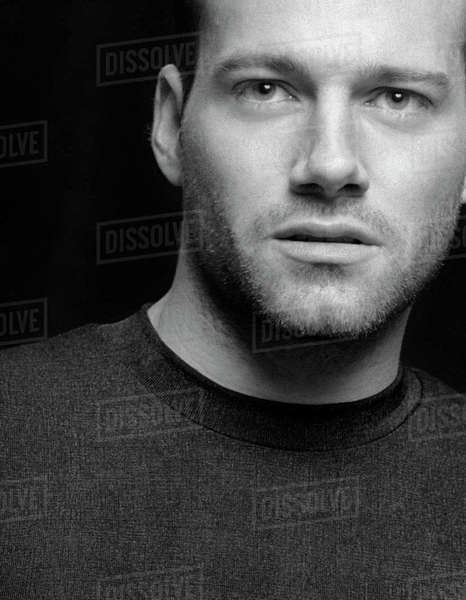 Closeup Of A Man's Face - Royalty-free Stock Photo | Dissolve