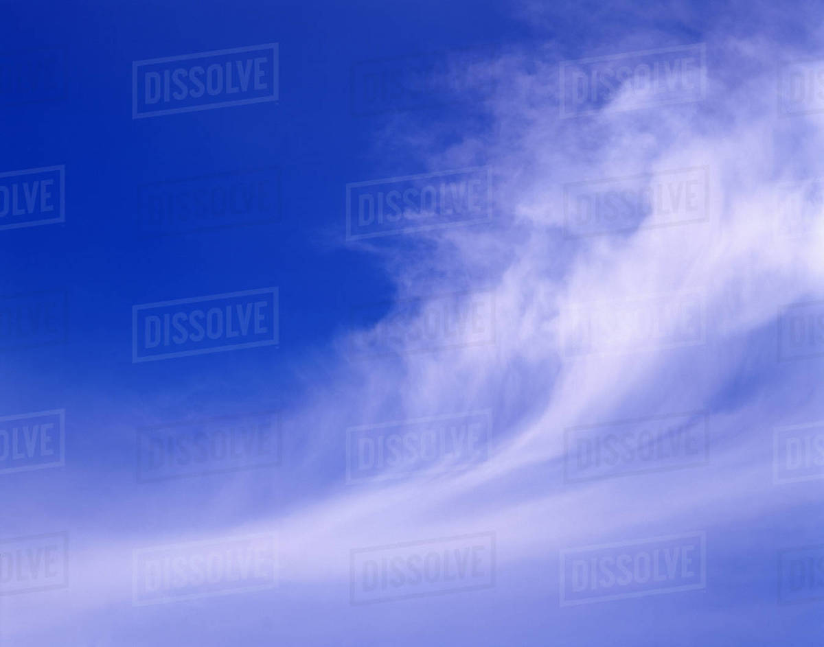 High-Altitude Clouds In Blue Sky - Stock Photo - Dissolve