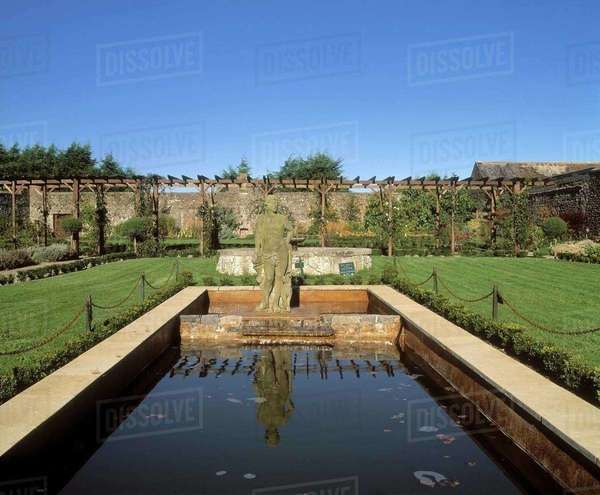Walled Garden, Larchill Arcadian Garden, Co Kildare, Ireland - Stock ...
