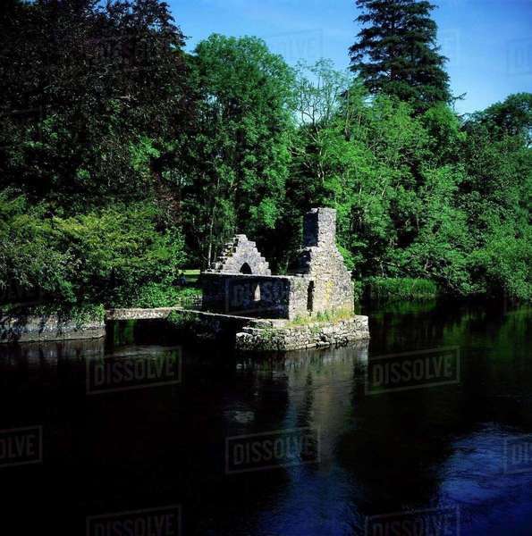 Cong, Co Mayo, Ireland; Fishing House Used By Monks - Stock Photo ...