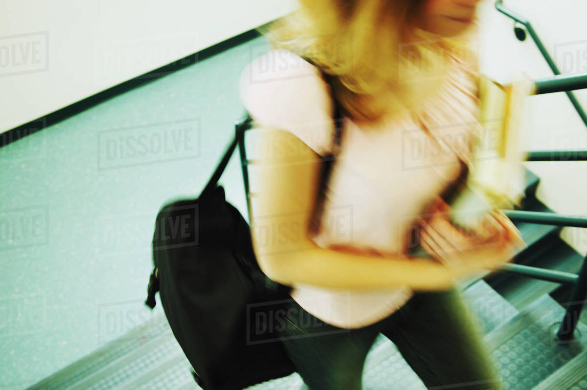 Student Going To Class - Royalty-free Stock Photo | Dissolve