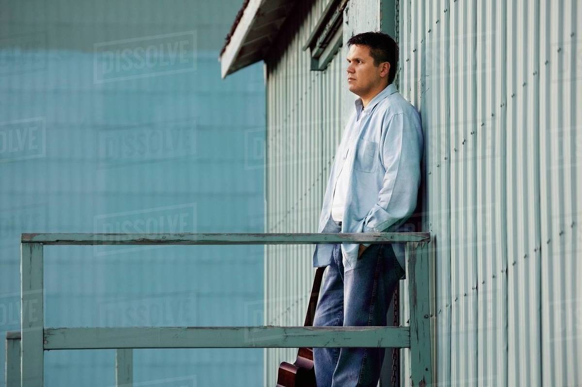 Man Stands Outside - Royalty-free Stock Photo | Dissolve