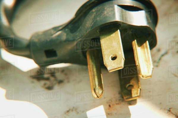 Prongs On A Plug - Stock Photo - Dissolve