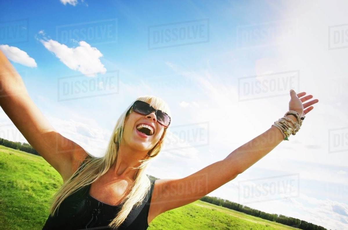 Shouting For Joy - Royalty-free Stock Photo | Dissolve