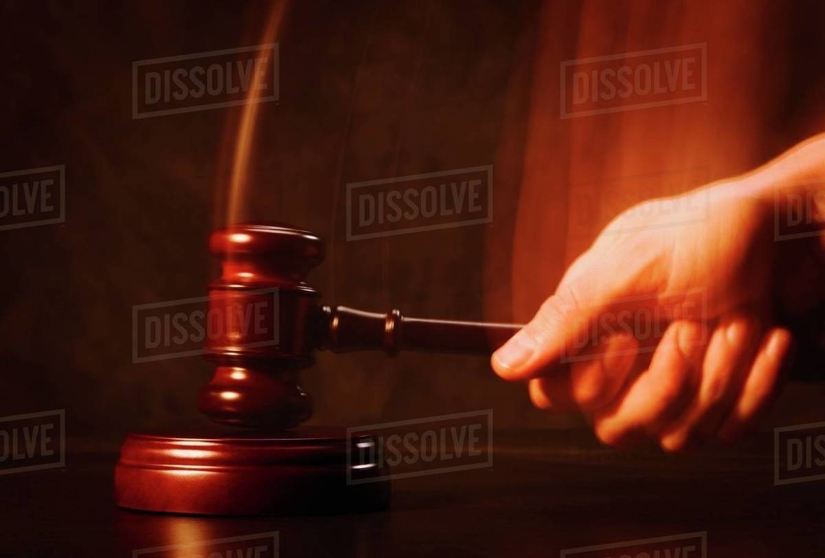 Judge And A Gavel - Royalty-free Stock Photo | Dissolve