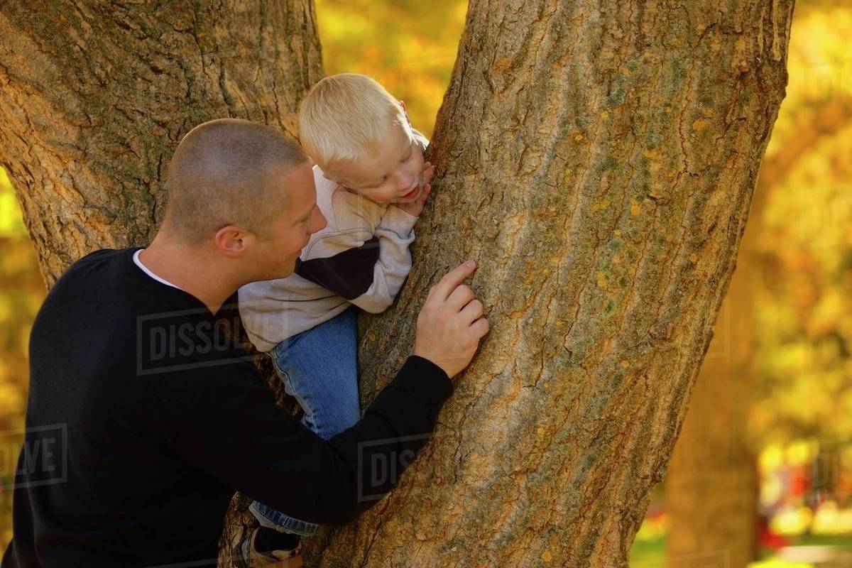 Father And Son Bonding - Royalty-free Stock Photo | Dissolve