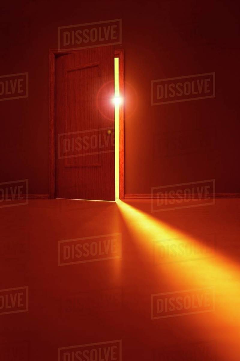 Light Streaming Through A Door - Royalty-free Stock Photo | Dissolve
