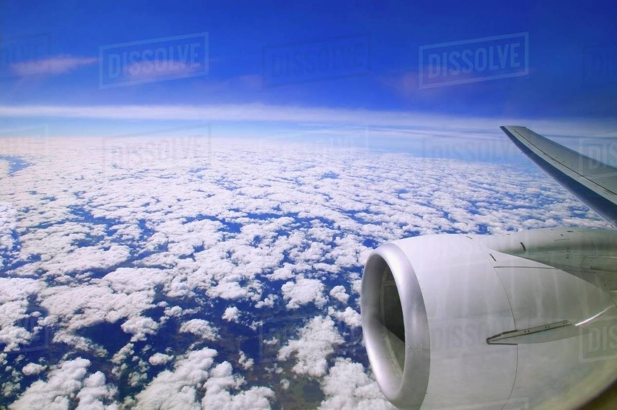 Airplane In Flight - Royalty-free Stock Photo | Dissolve