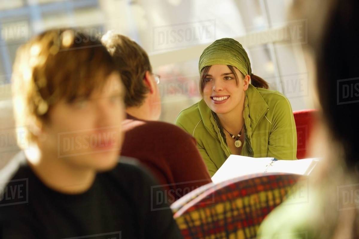 Conversations Between Students - Royalty-free Stock Photo | Dissolve