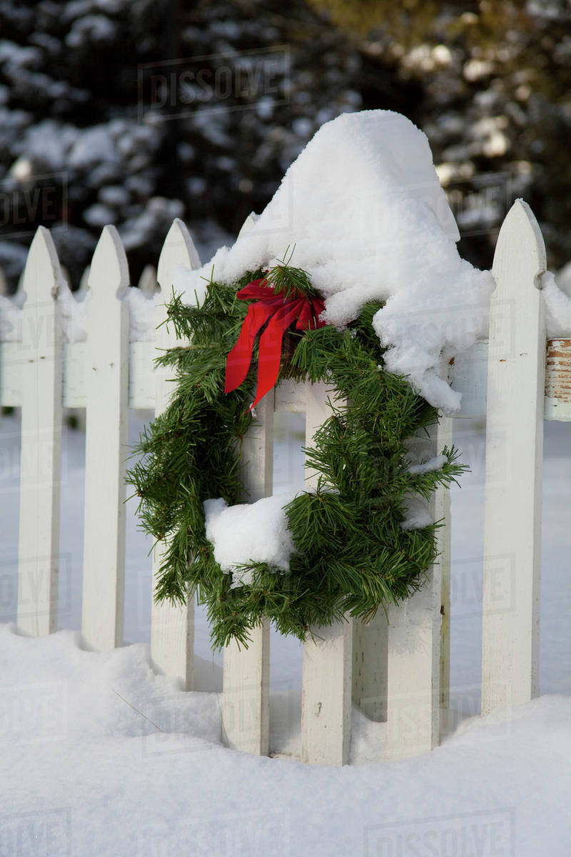 Snow White Picket Fence Happy New Year Fence Friday | This Was Taken