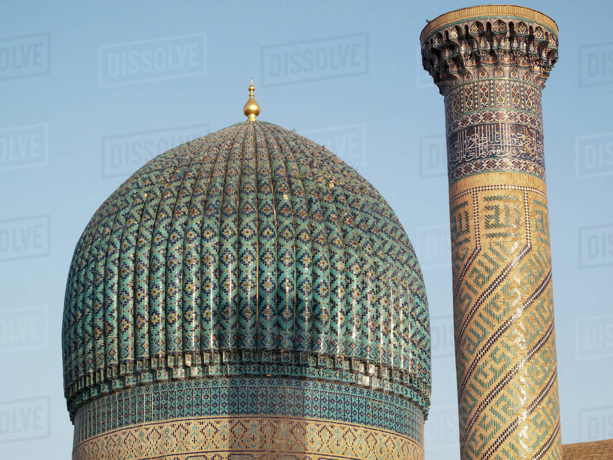 Gur Emir (tomb of Timur); Samarkand, Uzbekistan - Royalty-free Stock ...