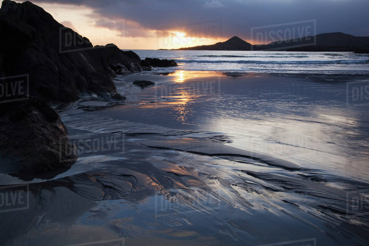 At White Strand, near Castlecove; County Kerry, Ireland - Stock Photo ...