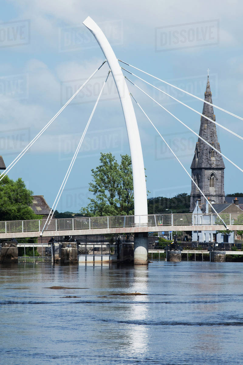 River Moy; Ballina, County Mayo, Ireland - Stock Photo - Dissolve