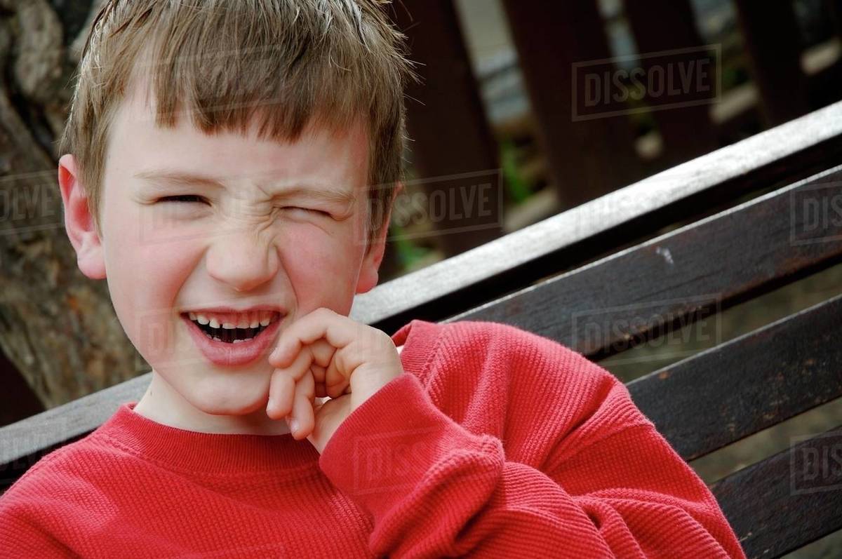 Winking Boy - Royalty-free Stock Photo | Dissolve