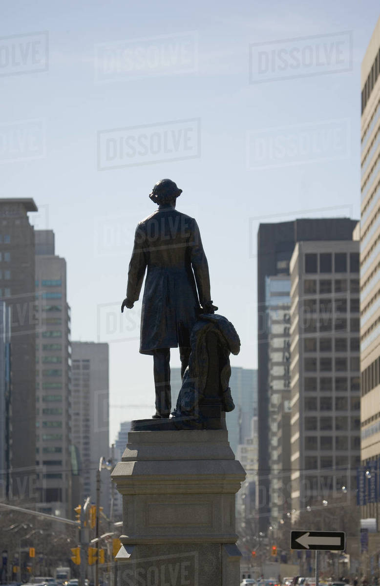 Statue In The Toronto Core - Royalty-free Stock Photo | Dissolve