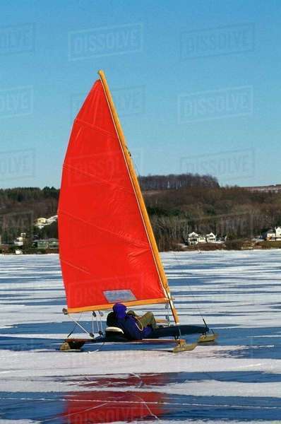 Ice Boating - Royalty-free Stock Photo | Dissolve