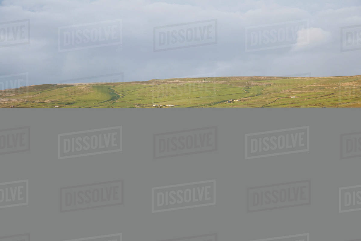 The road along the coast;Fanore, county clare, ireland - Royalty-free ...