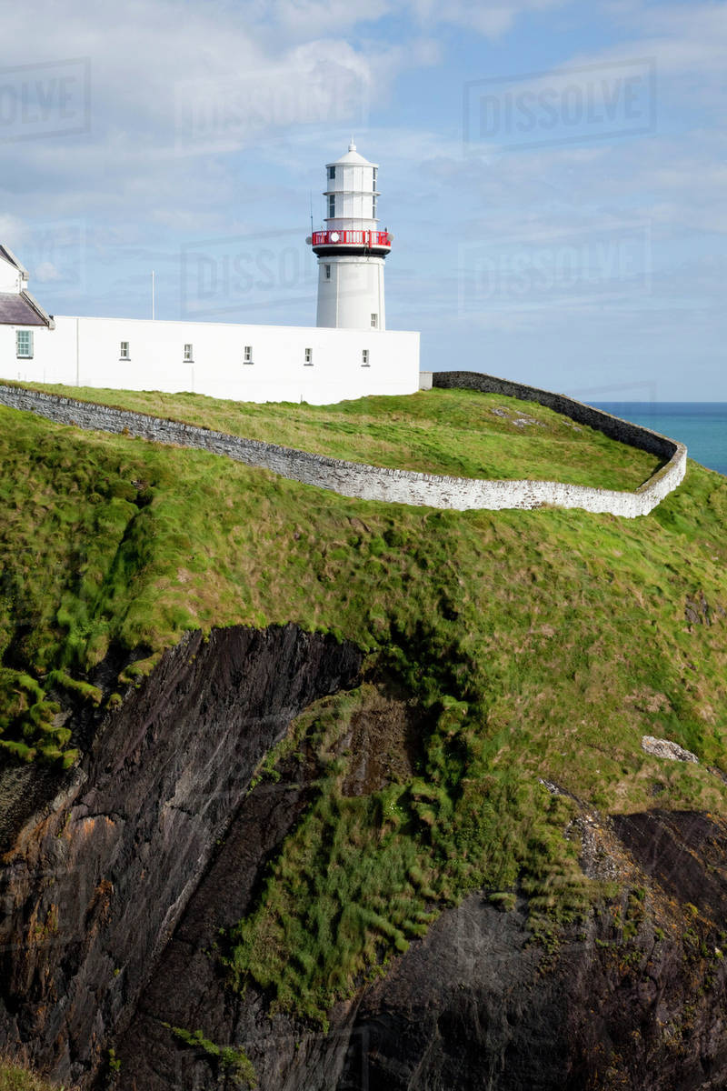 Galley head lighthouse, near awnehincha;County cork, ireland - Royalty ...