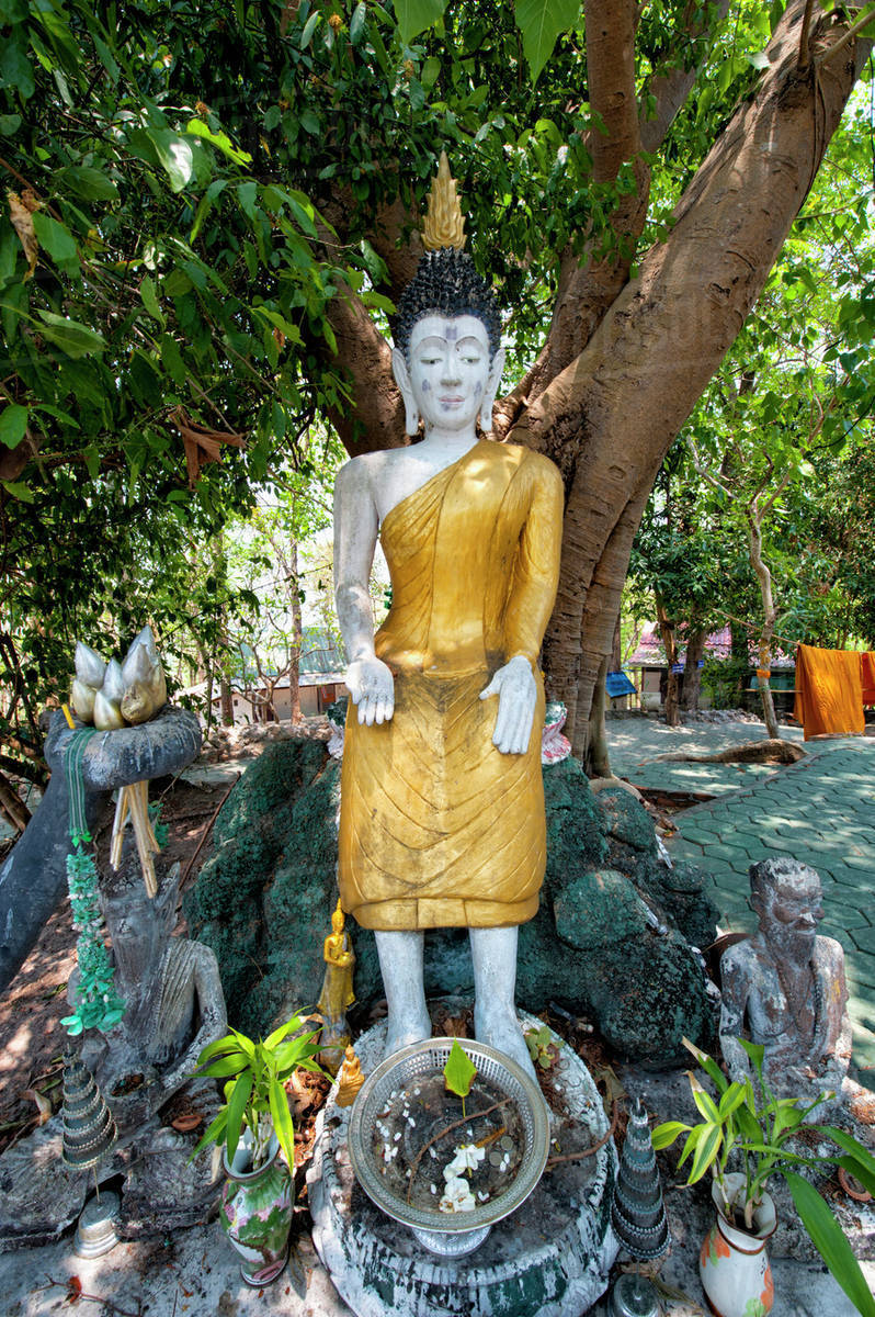 Buddhist statues at doi saket temple;Chiang mai thailand - Stock Photo ...