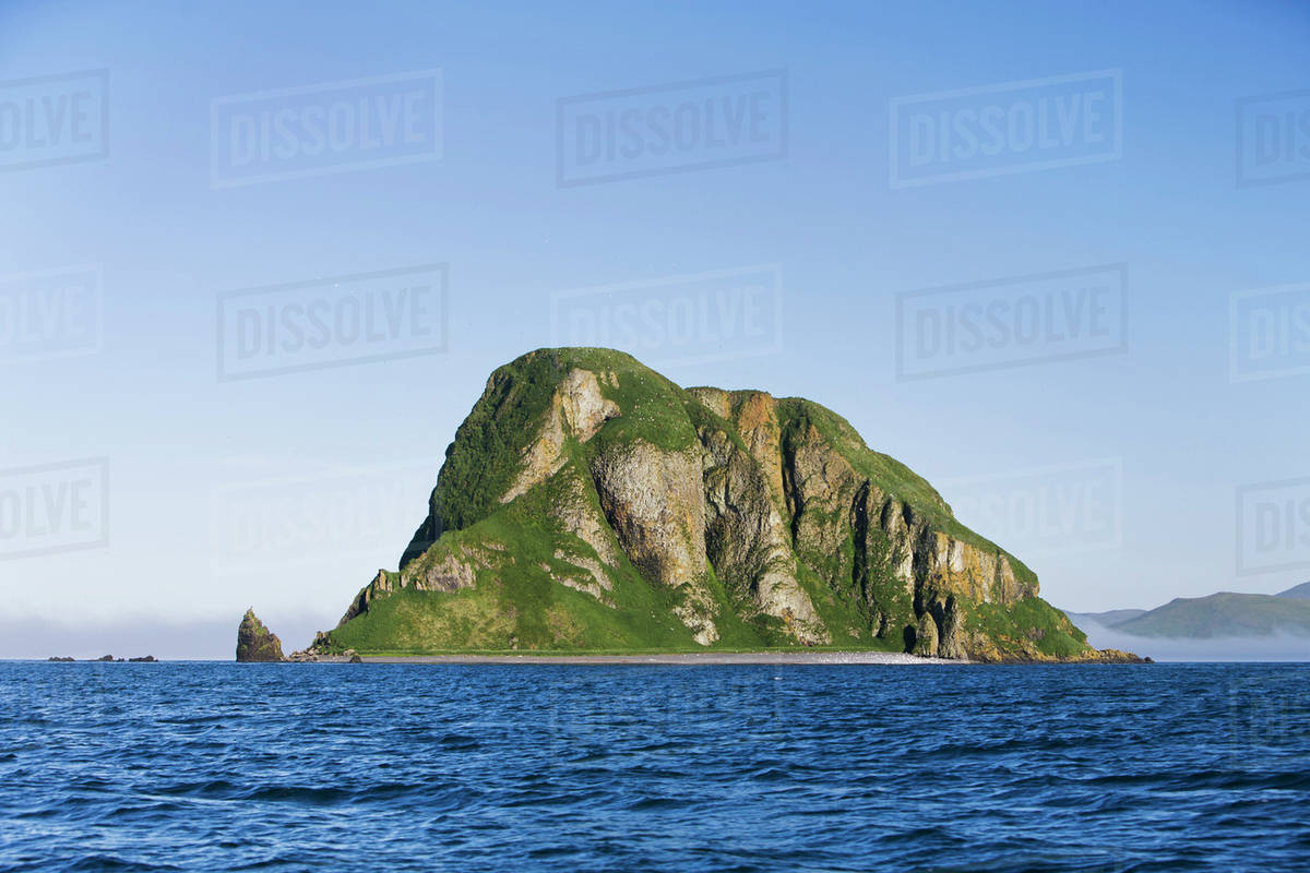 Sankin Island In Ikatan Bay In False Pass, Also Known As Isanotski ...