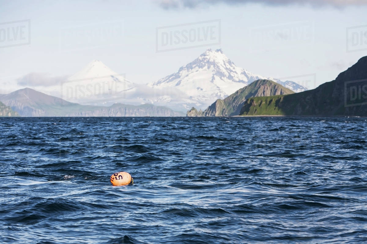 Shishaldin Volcano And Isanotski Peaks In The Background Of The Rugged ...