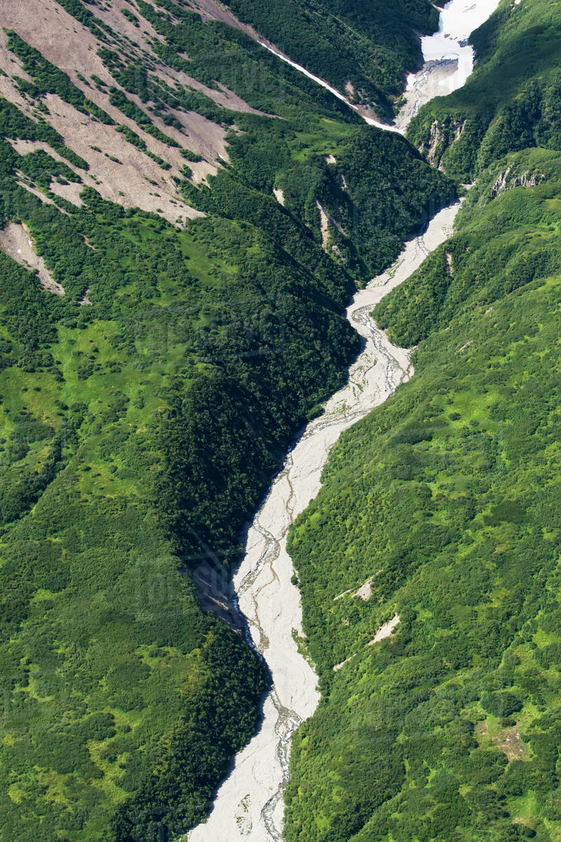 Aerial View Of Mount Douglas And Surrounding Mountain Peaks And ...