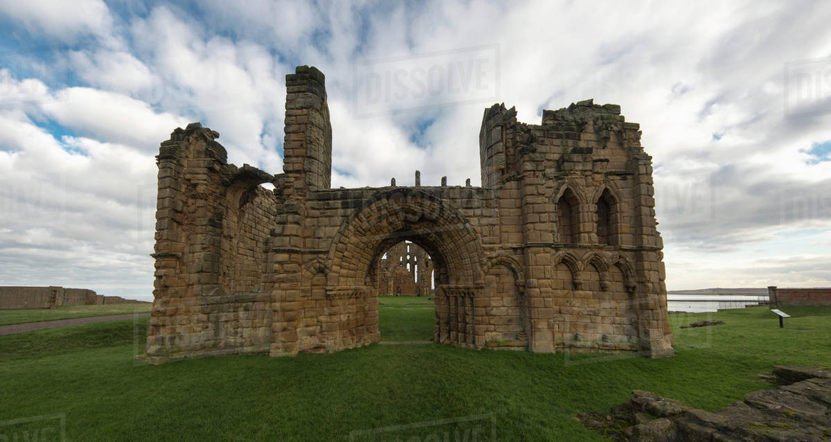 Tynemouth priory;Tynemouth tyne and wear england - Royalty-free Stock ...