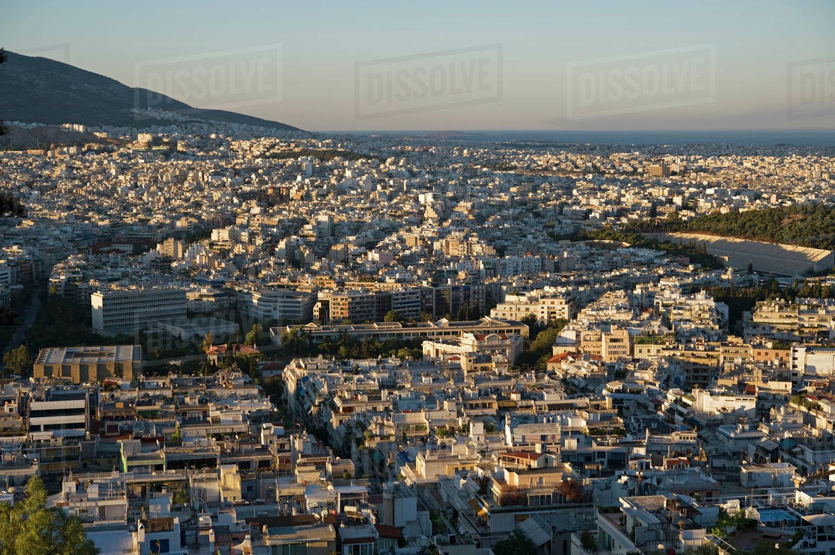 Greece Cityscapes Premium Photo | View On The Cityscape Of Athens City