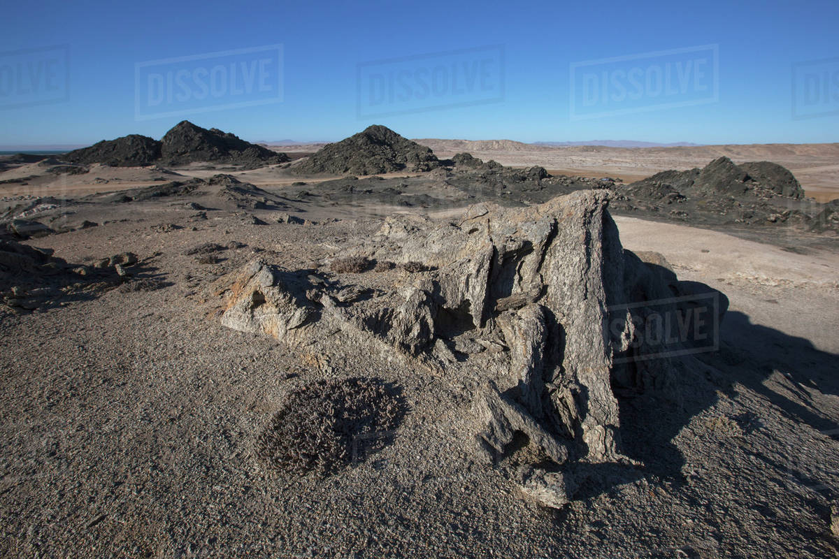 Graphite rocks at dias point;Luderitiz namibia - Royalty-free Stock ...