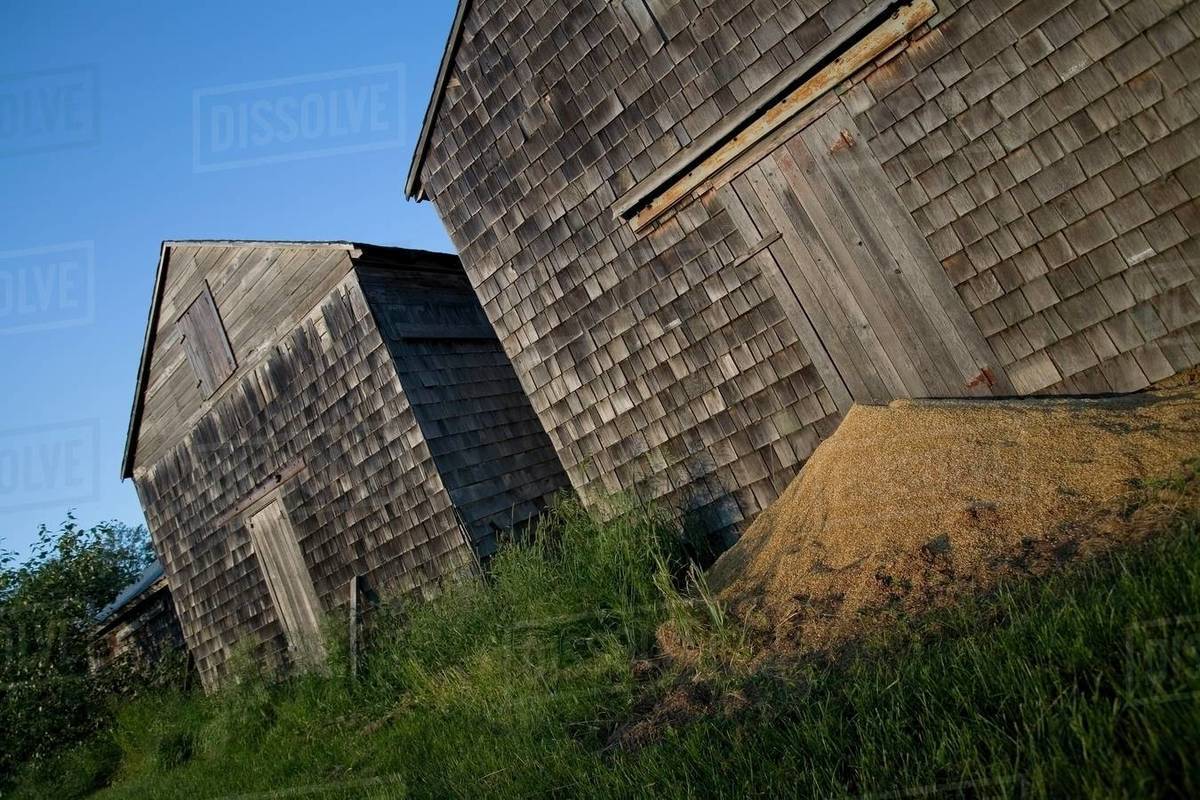 Old Prairie Farm Buildings - Royalty-free Stock Photo | Dissolve