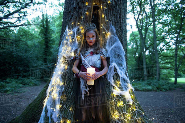 A child dressed in costume for Halloween Night. - Royalty-free Stock ...