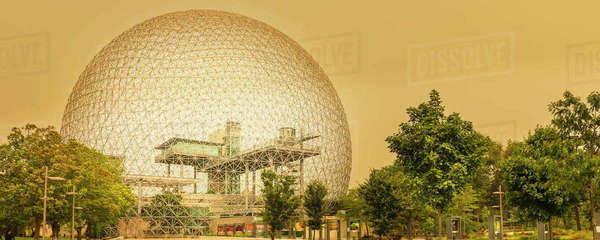 Biosphere in Montreal, a museum dedicated to the environment; Montreal ...