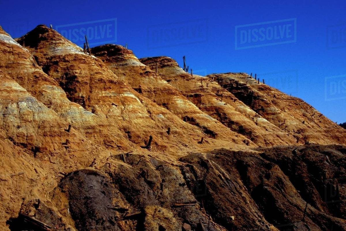 Copper Mine Tailings In Quebec, Canada - Stock Photo - Dissolve