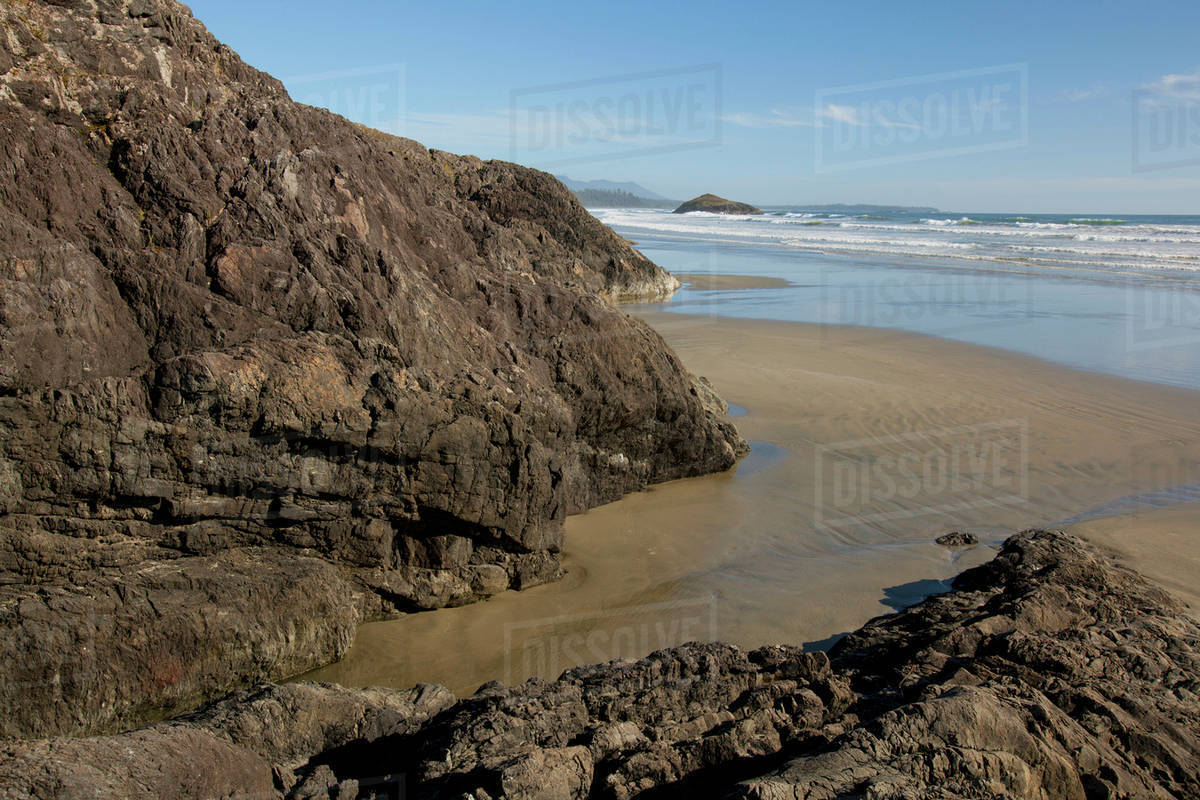 Scenery At Long Beach In Pacific Rim National Park Near Tofino; British ...