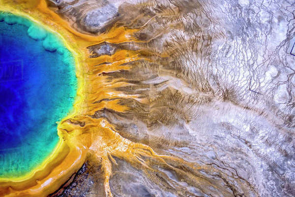 Grand Prismatic Spring is one of the largest and most beautiful ...