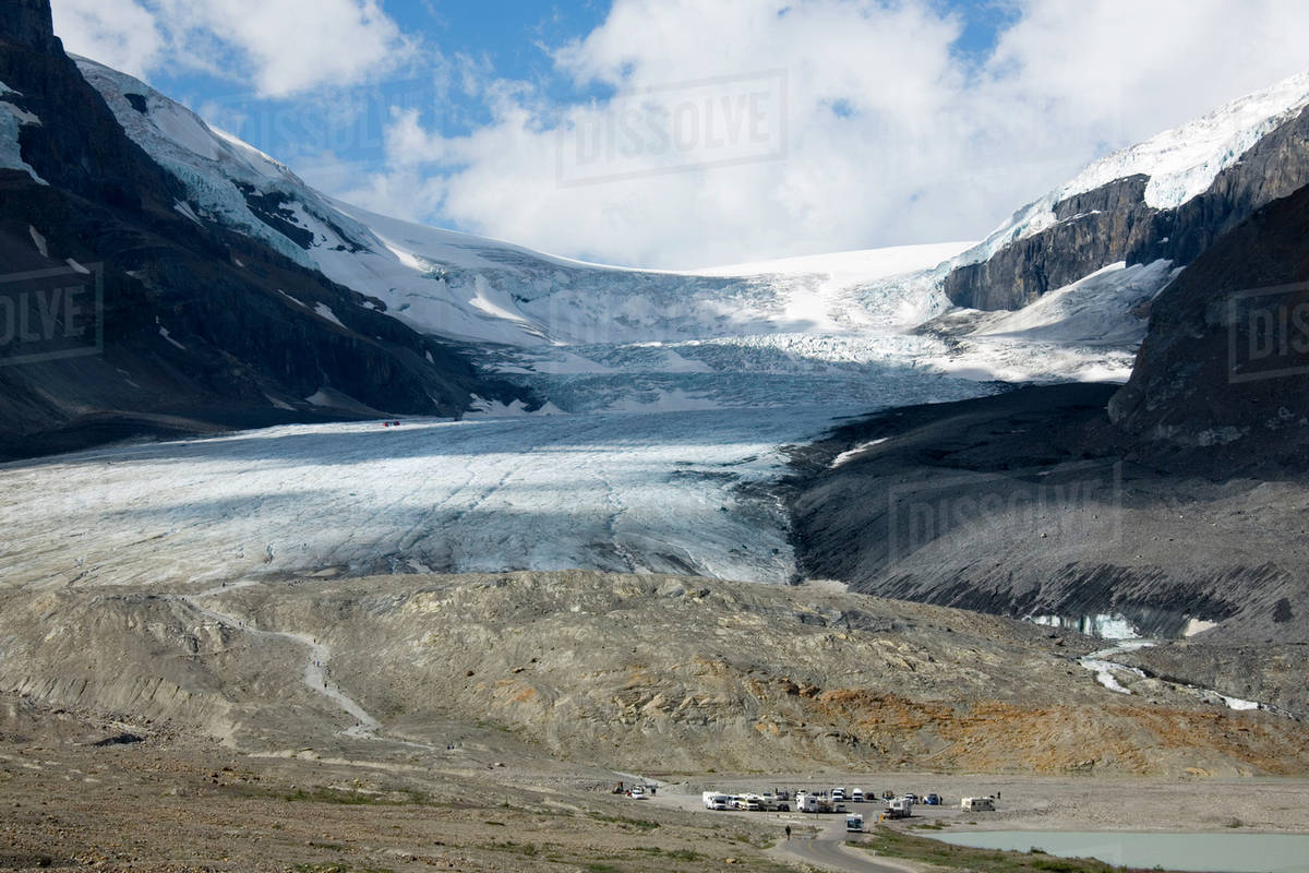 Athabasca Glacier, Columbia Icefield, Jasper National Park, Alberta ...