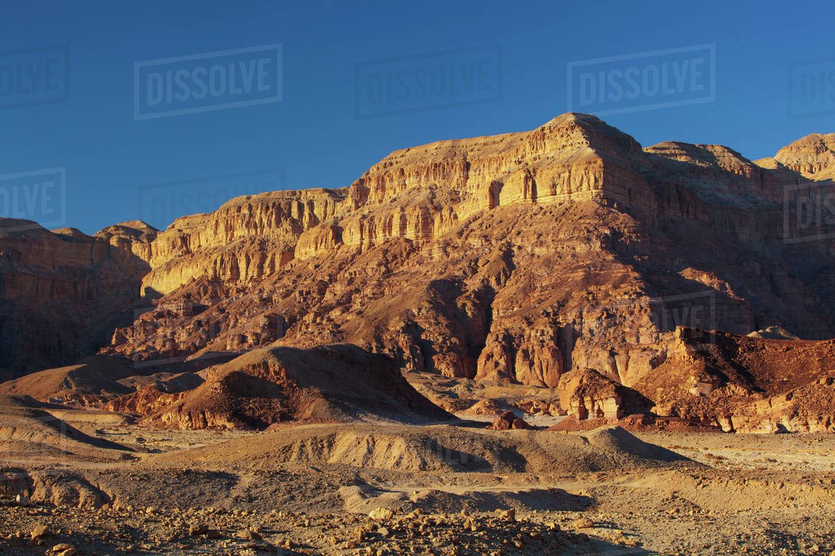 Cliffs in the timna valley;Timna park arabah israel - Royalty-free ...