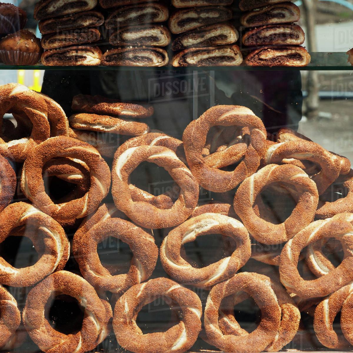 Ring shaped bread on display;Istanbul turkey - Royalty-free Stock Photo ...