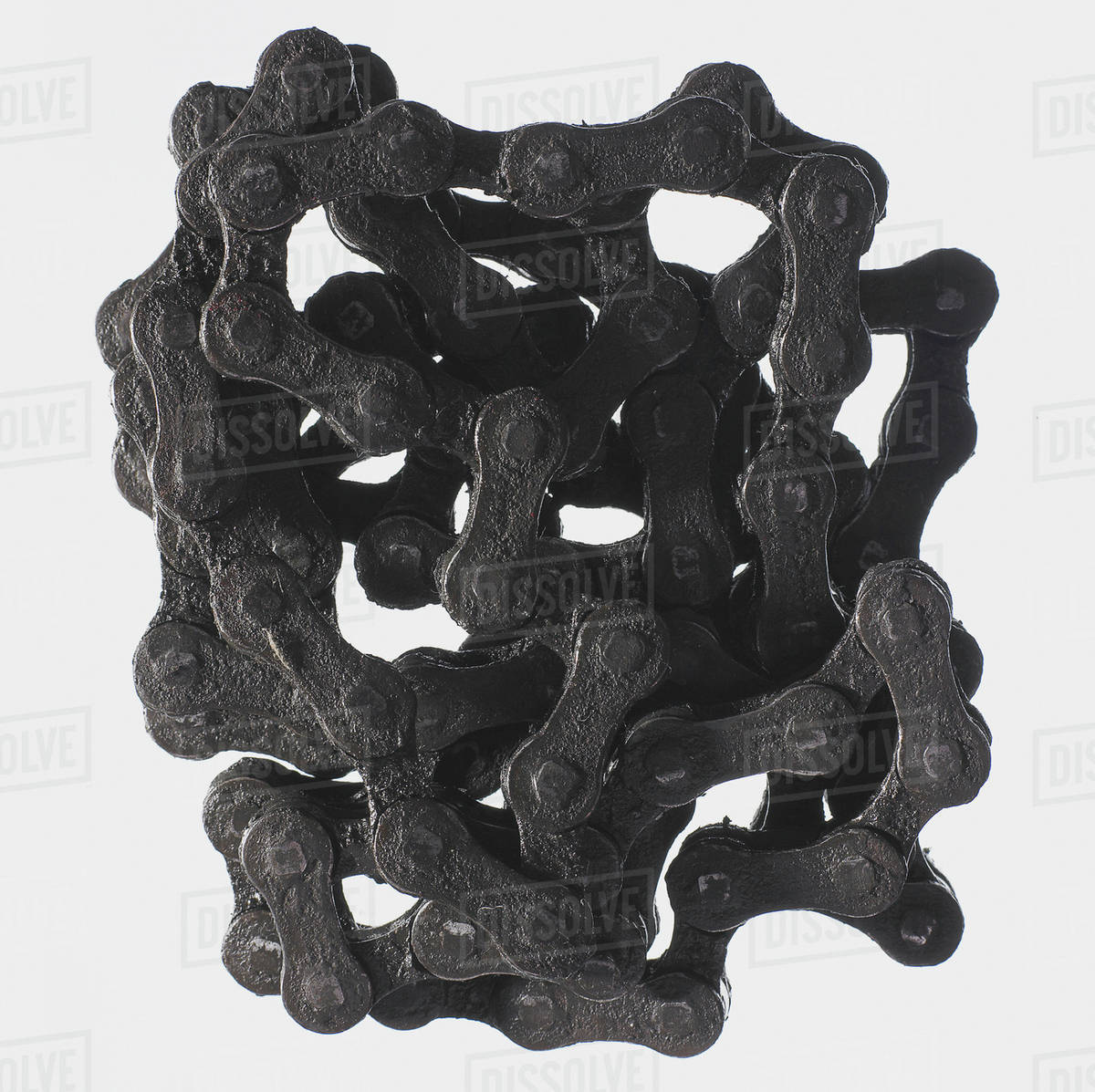 Chain on a white background - Stock Photo - Dissolve