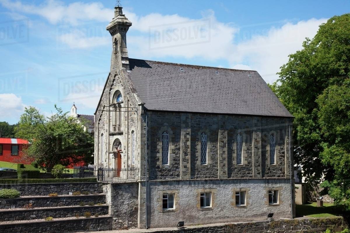 Exterior Of Methodist Church; Donegal Town, County Donegal, Ireland ...
