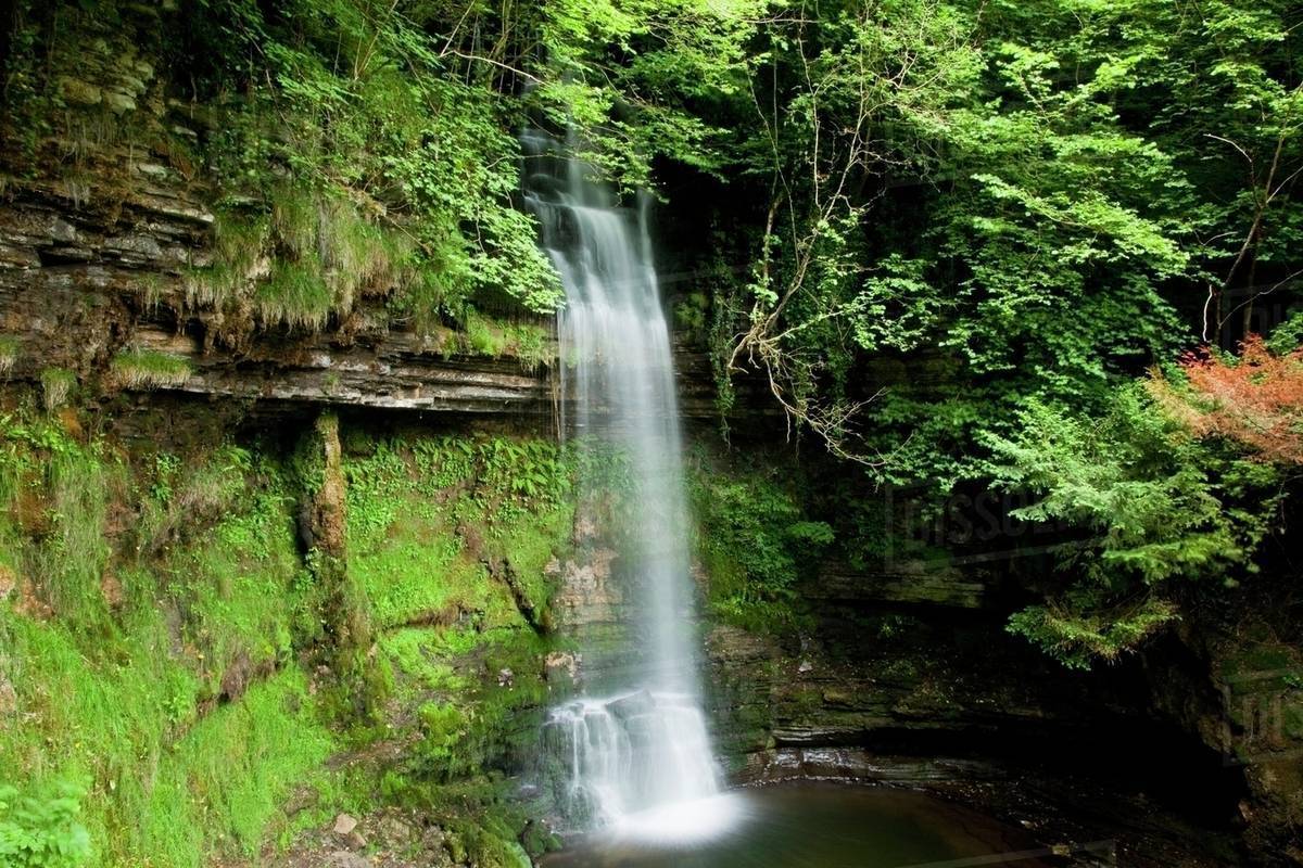 Glencar Waterfall; County Leitrim, Ireland - Royalty-free Stock Photo ...
