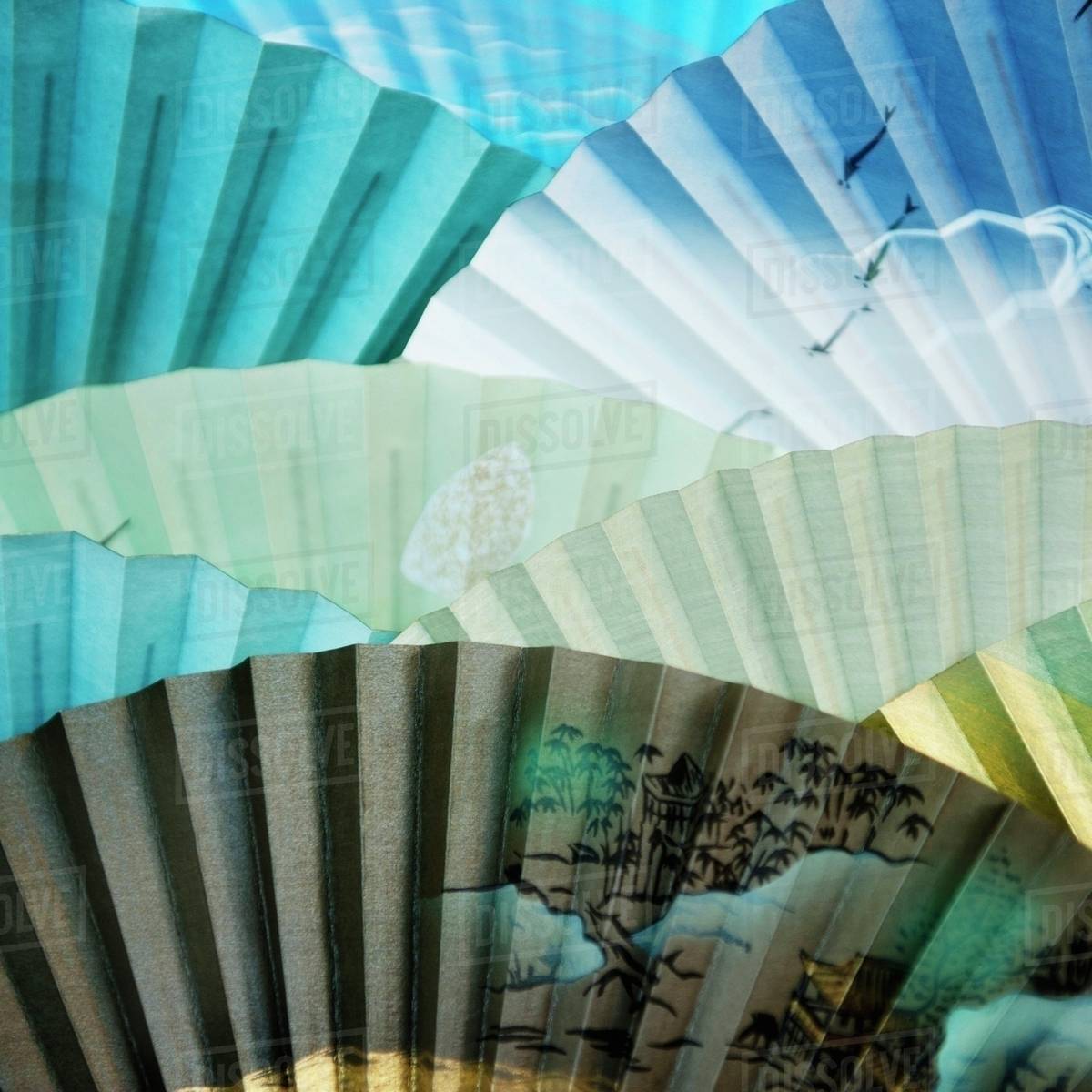 Decorative Fans; Kyoto, Japan - Royalty-free Stock Photo | Dissolve