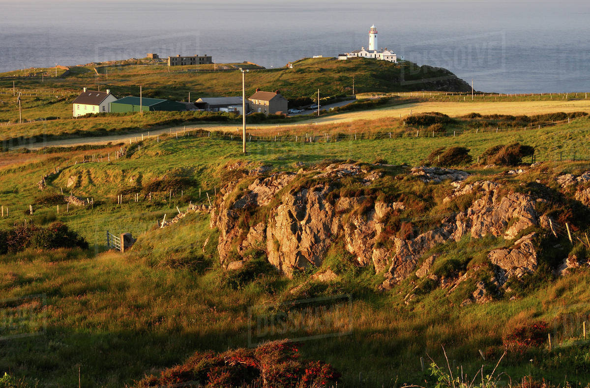 Fanad Lighthouse In Mulroy Bay; Fanad Head, County Donegal, Ireland ...
