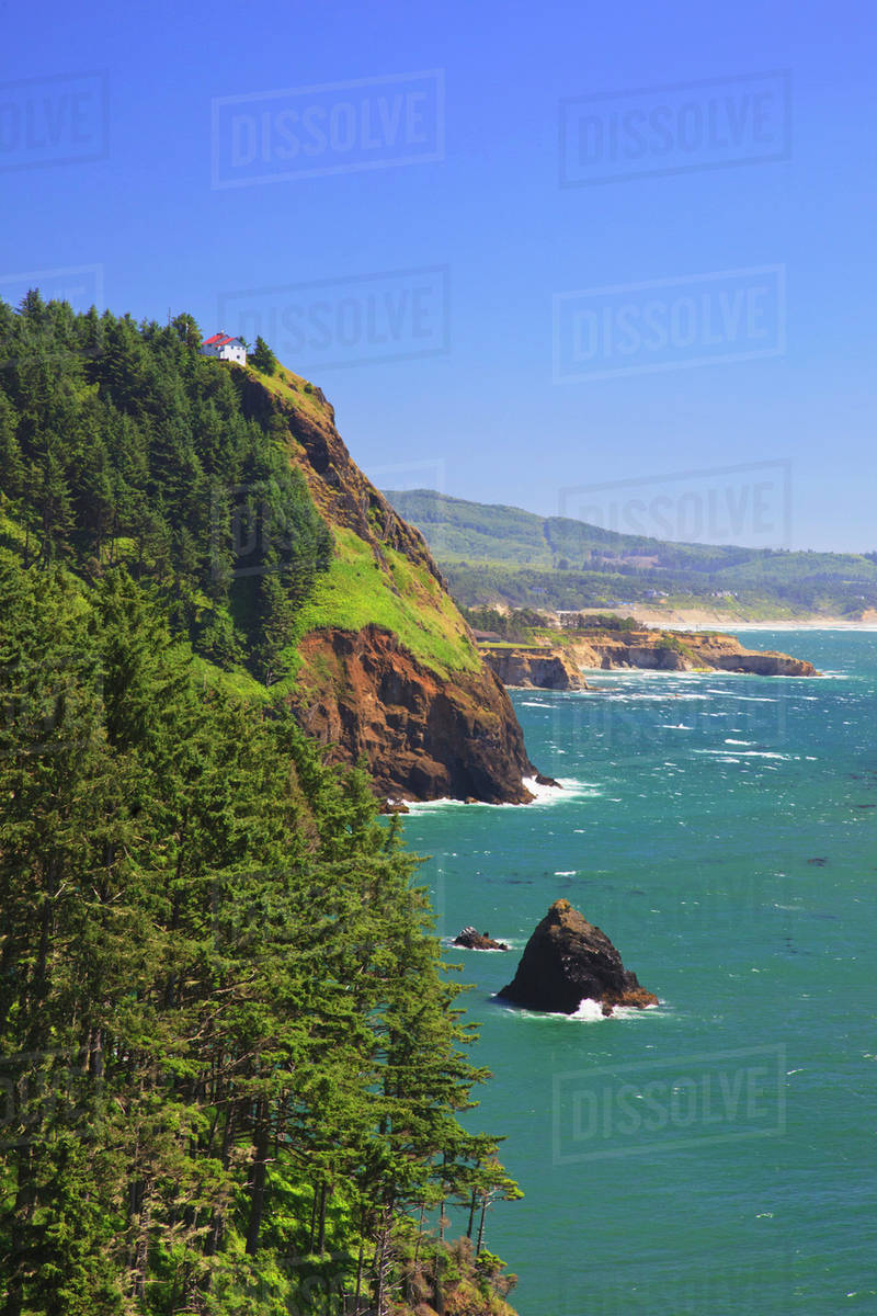 Cape Foulweather And Cape Lookout; Oregon, United States of America ...