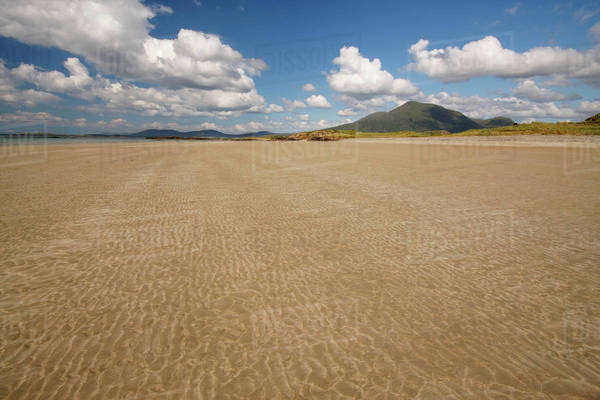 Lettergesh Beach On The Renvyle Peninsula In The Connemara Region ...