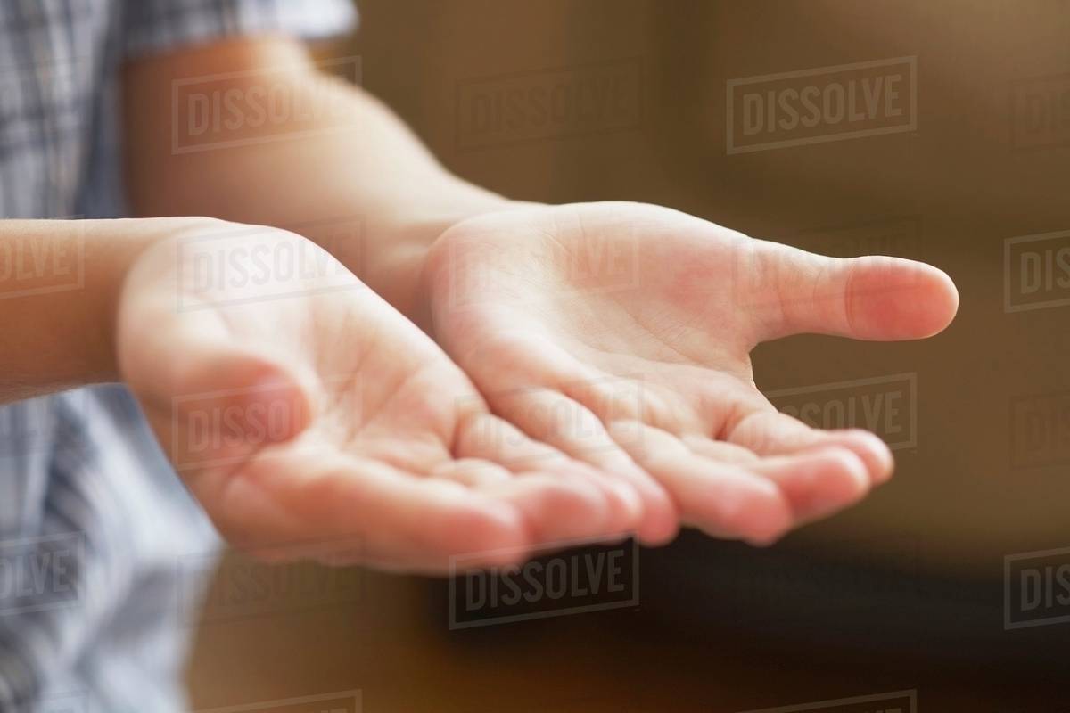 Open Empty Hands - Royalty-free Stock Photo | Dissolve