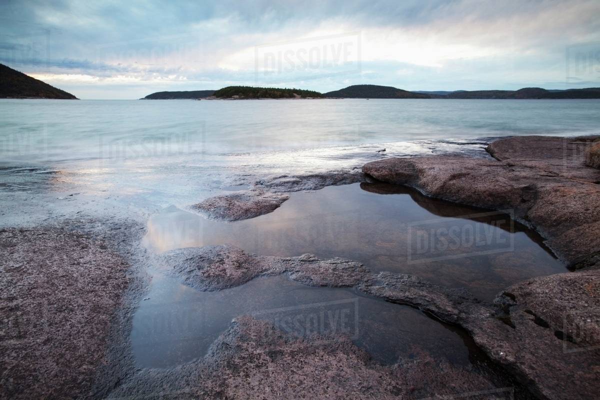 Rocky Shoreline Of Lake Superior; Marathon, Ontario, Canada - Royalty ...