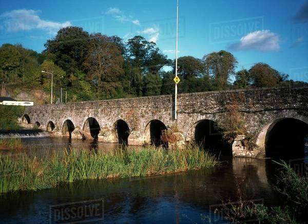 Slane Bridge, Slane, River Boyne, County Meath, Ireland - Stock Photo ...