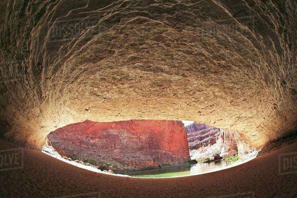 A Cave In The Grand Canyon, Arizona, Usa - Stock Photo - Dissolve