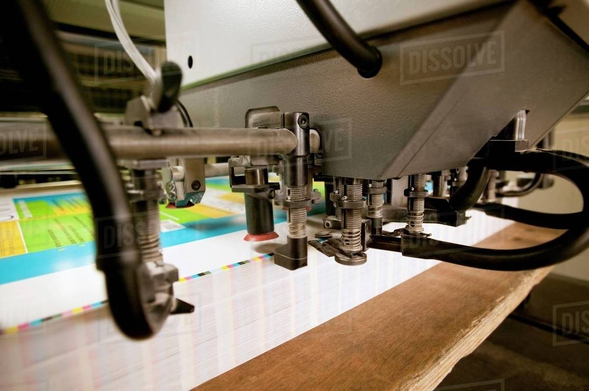 Printing Machine - Royalty-free Stock Photo | Dissolve
